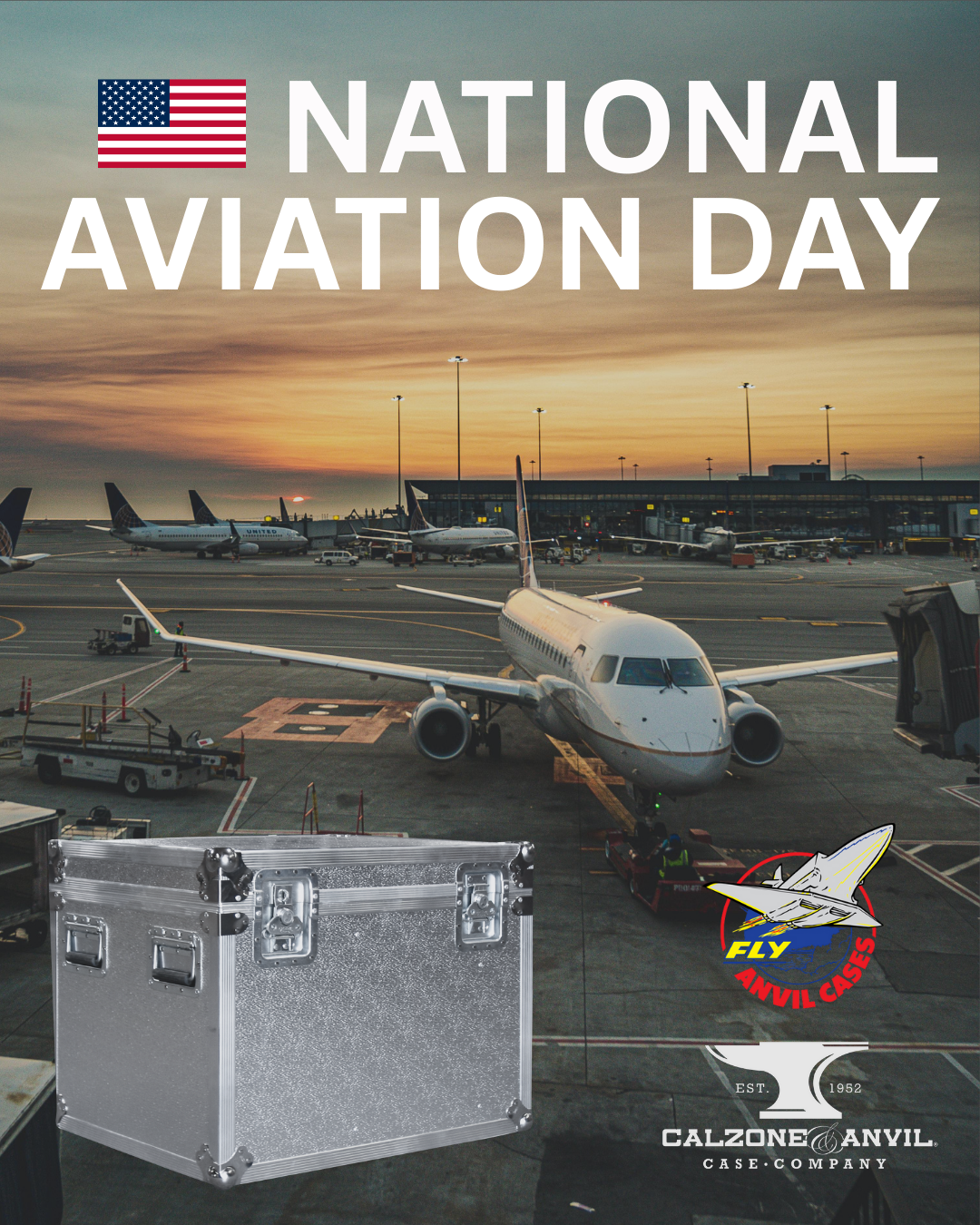 Honoring National Aviation Day & Safeguarding Aerospace – Calzone & Anvil Case Co.