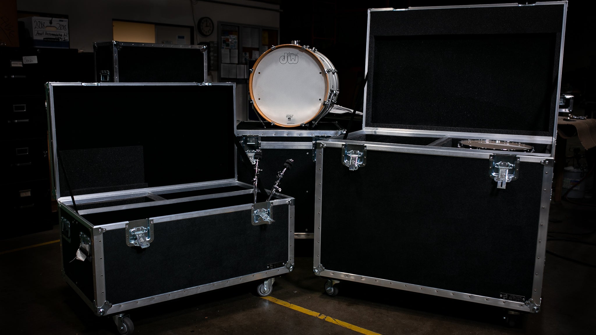 Drum & Drum Set Road Cases | Calzone & Anvil Cases