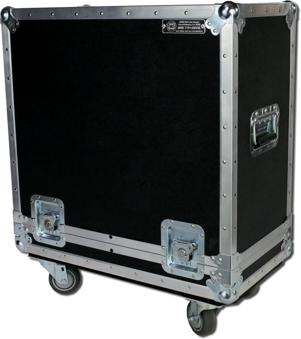 Classic Anvil 2x12" Combo Amp Case w/ Casters | Calzone & Anvil Case Co.